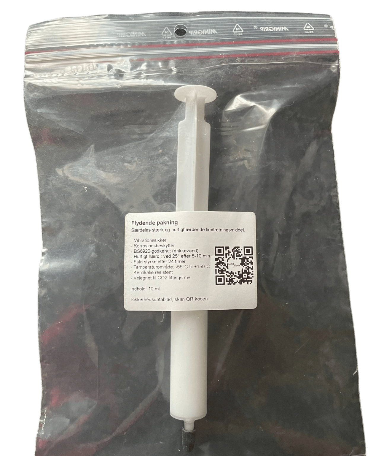 Liquid packing 10 ml in syringe - Lund Teknik - Everything for brewing beer