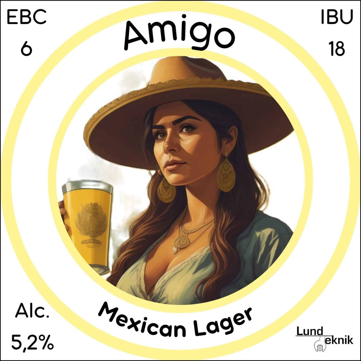 Amigo Mexican Lager Kit – Solskin på flaske